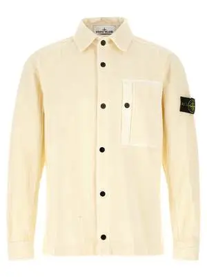 Stone Island 1200016' Overshirt - White
