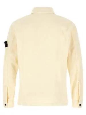 Stone Island 1200016' Overshirt - White