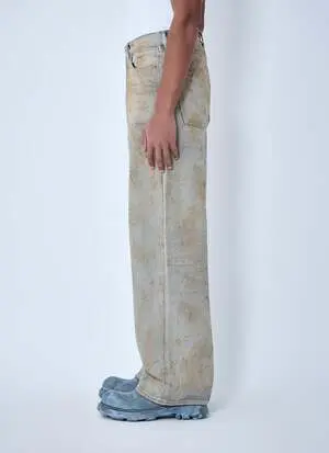 Acne Studios Wide-leg Distressed Pants