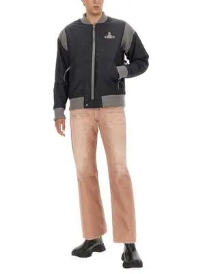 VIVIENNE WESTWOOD Bomber Jacket With Logo