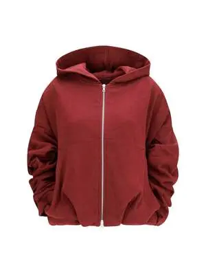 Dries Van Noten Draped Cotton Jersey Sweatshirt