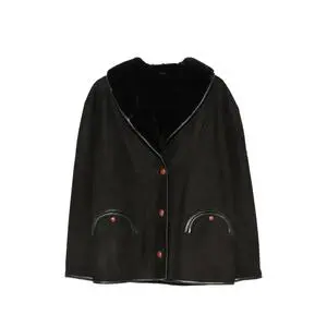 BLAZÉ MILANO Jackets Faux Fur & Shearling Jackets - Black