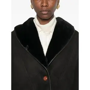 BLAZÉ MILANO Jackets Faux Fur & Shearling Jackets - Black