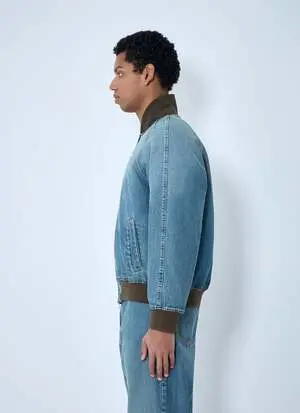 Miu Miu Denim Blouson Jacket