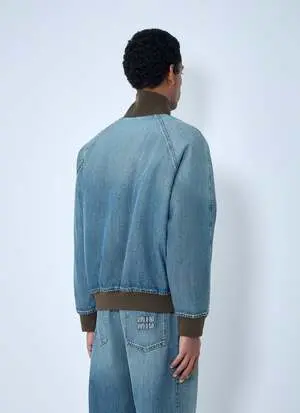 Miu Miu Denim Blouson Jacket