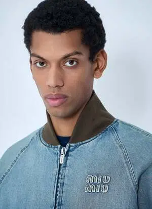 Miu Miu Denim Blouson Jacket