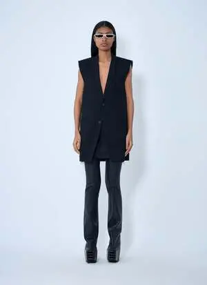 Rick Owens Sleeveless Tailored Blazer