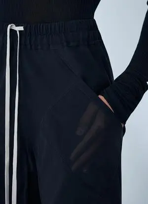 Rick Owens Drawstring Bias Pants - Black