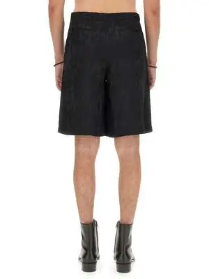 Alexander McQueen Viscose Bermuda Shorts