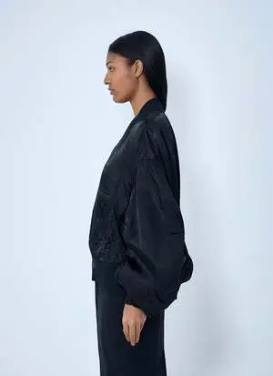 Rick Owens Oversized Bomber Jacket - Black