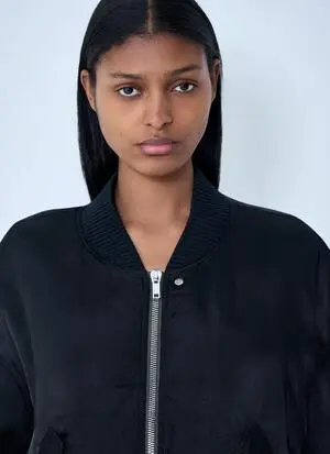 Rick Owens Oversized Bomber Jacket - Black