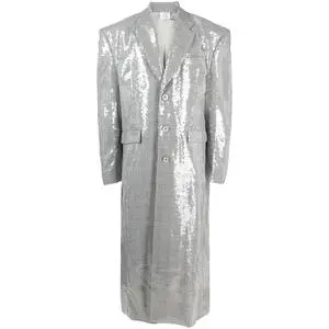 Vetements Coats Single Breasted Coats - Black