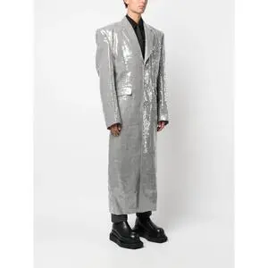 Vetements Coats Single Breasted Coats - Black