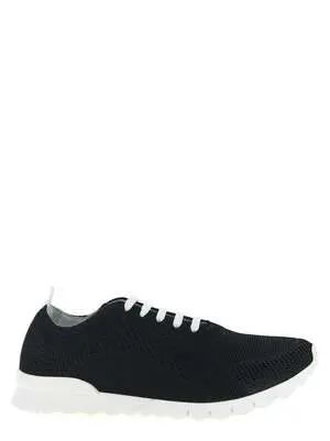 Kiton Fits Knit Sneakers - Black