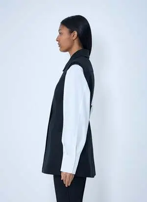 Sportmax Sleeveless Tailored Vest - Black
