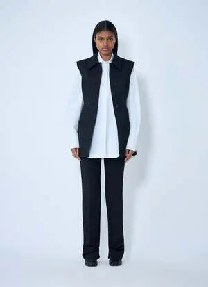 Sportmax Sleeveless Tailored Vest - Black
