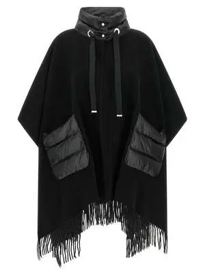 Herno Resort' Poncho - Black