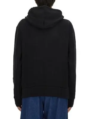 JW Anderson Embossed Logo Hoodie - Black