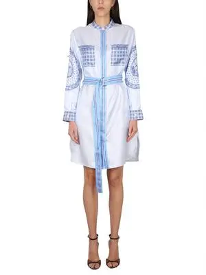Burberry Silk Chemisier Dress