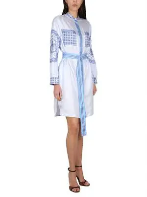 Burberry Silk Chemisier Dress