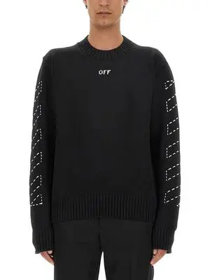 Off-White Jersey With Logo