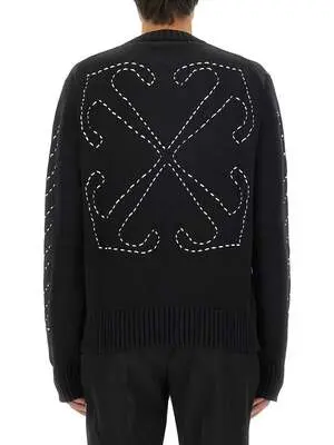 Off-White Logo Knit Jersey