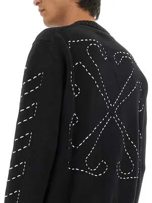 Off-White Logo Knit Jersey