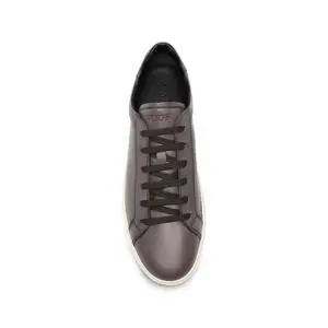 TOD'S Leather Low-top Trainers - Gray