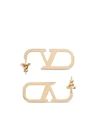 Valentino Garavani Vlogo Signature Strass Earrings - Multicolor