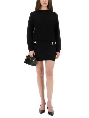 Balmain Knitted Top - Black