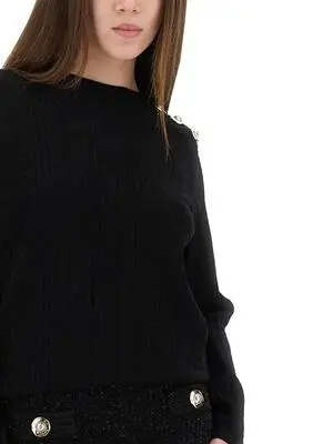 Balmain Knitted Top - Black