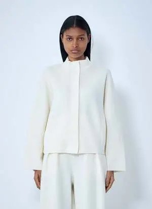 Max Mara Structured Wool-blend Jacket - White
