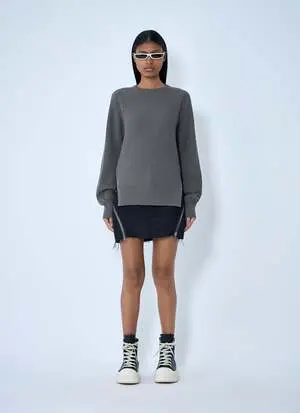 Rick Owens Ribbed Knit Sweater