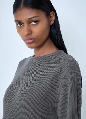 Rick Owens Ribbed Knit Sweater