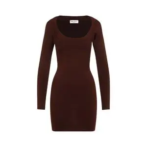 Saint Laurent Mini Dress - Brown