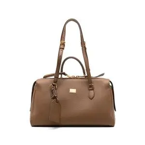 Dolce & Gabbana Leather Tote Bag - Brown