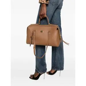 Dolce & Gabbana Leather Tote Bag - Brown