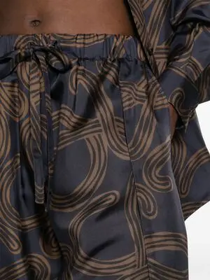Loewe Paula's Ibiza Printed Silk Trousers