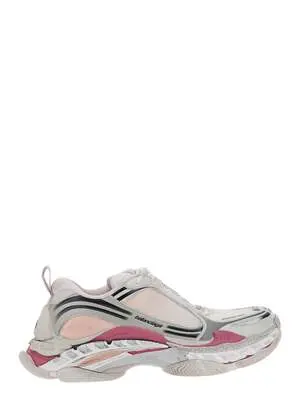 Balenciaga Triple-s 2' Sneakers With Logo On The Front And Back And Worn Effect In Leather For - Multicolor