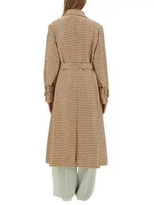 LANVIN Belted Trench Coat - Multicolor