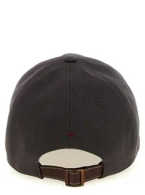 Brunello Cucinelli Logo Embroidery Cap