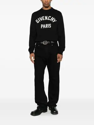 Givenchy Cotton Blend Crewneck Sweater - Multicolor