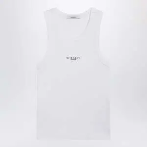 Givenchy Slim-fit Tank Top With Logo - White