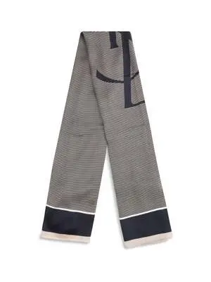 Saint Laurent Cassandre Striped Stole
