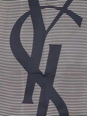 Saint Laurent Cassandre Striped Stole