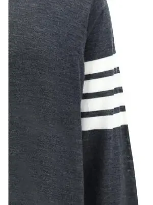 Thom Browne Virgin Wool Sweater - Gray