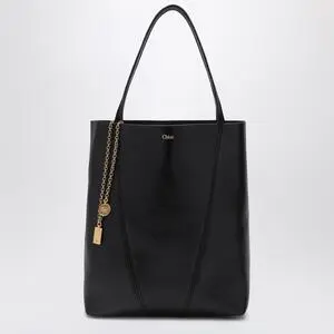 Chloé Chloe Chloe Spin Black Medium Tote Bag Women Blue