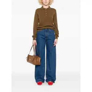 BLAZÉ MILANO Denim Wide-leg Jeans - Blue