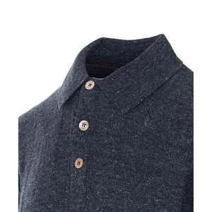 Brunello Cucinelli Large Ribbed Knitted Linen Polo