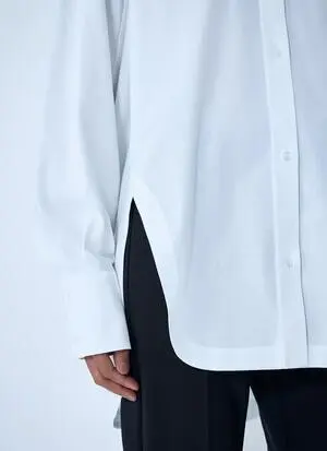 Sportmax Oversized Cotton Poplin Shirt